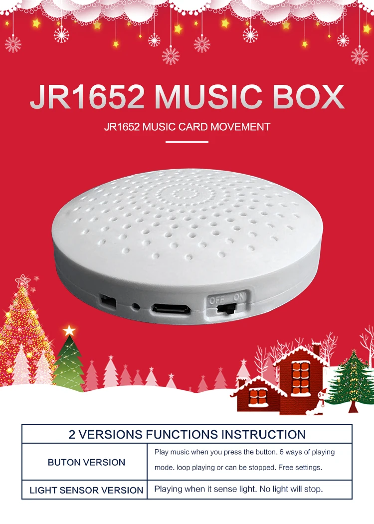 Rechargeable Battery Sound Module Box With Push Button Usb Download ...