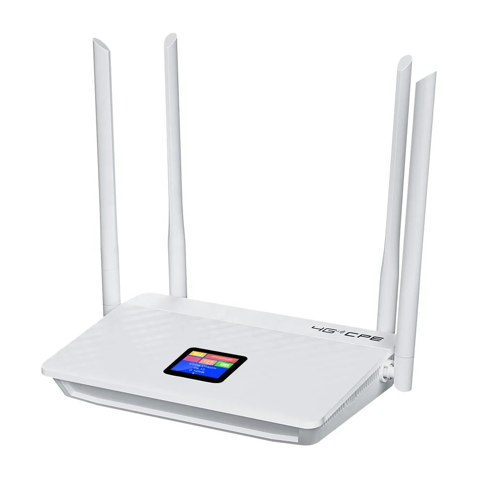 4g Lte Cpf907 Cpe Router With Lcd Display 4g 300mbs Wireless Router Sim ...
