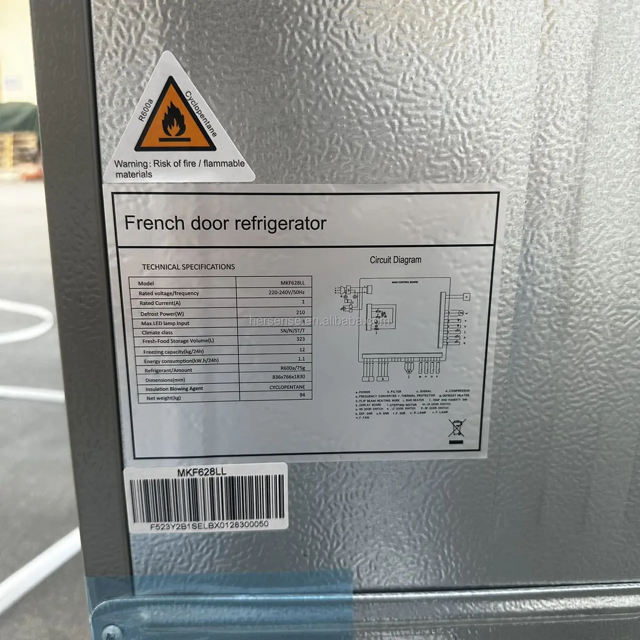 628L French Door Smart Side-by-Side Refrigerators for Home
