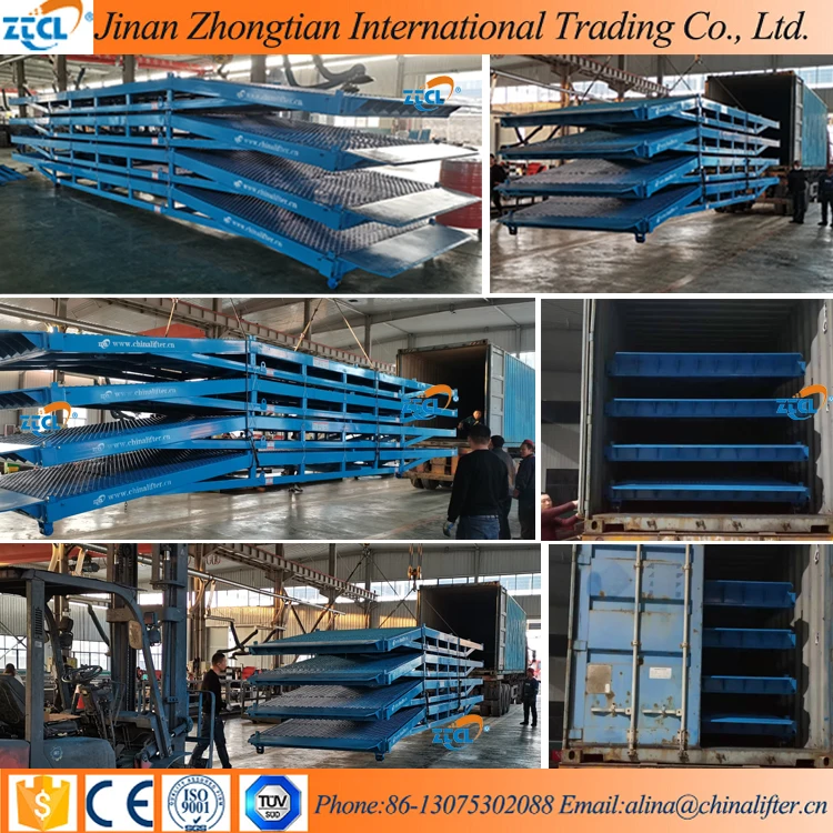 Ztcl 6-10ton Mobile Loading Ramp Container Ramps Hydraulic Loading Ramp ...