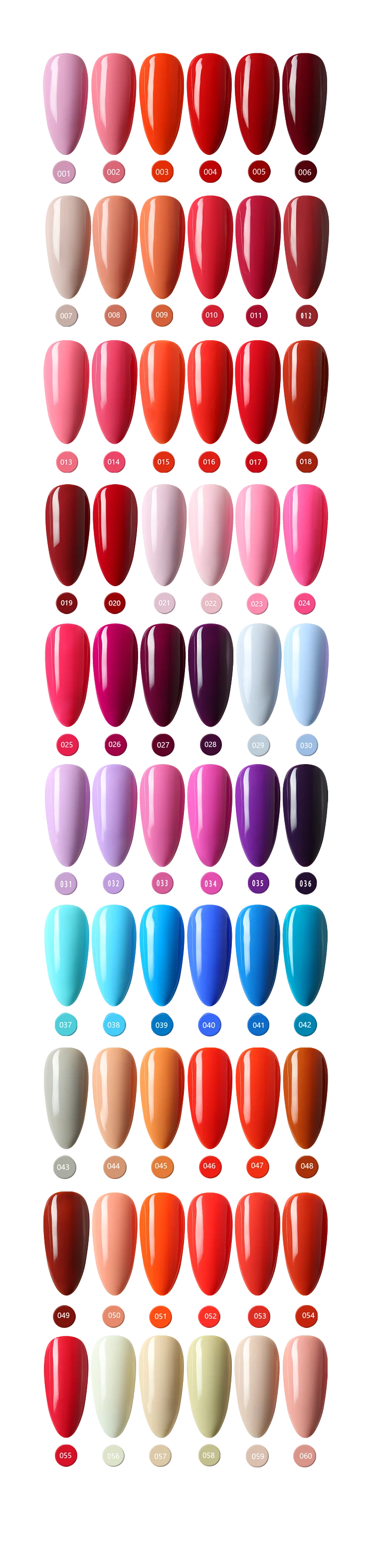 Unigel 800 Colors Pure Color Gel / Professional Solid Gel Polish ...