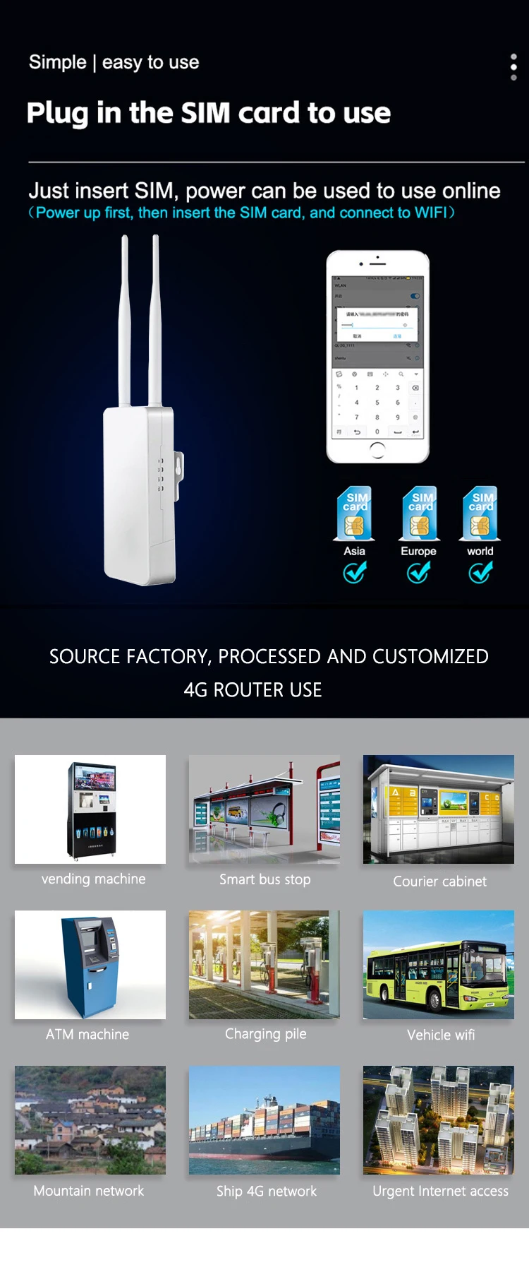 Reliable Waterproof Outdoor 4g Lte Router With Vpn For Security Cameras ...