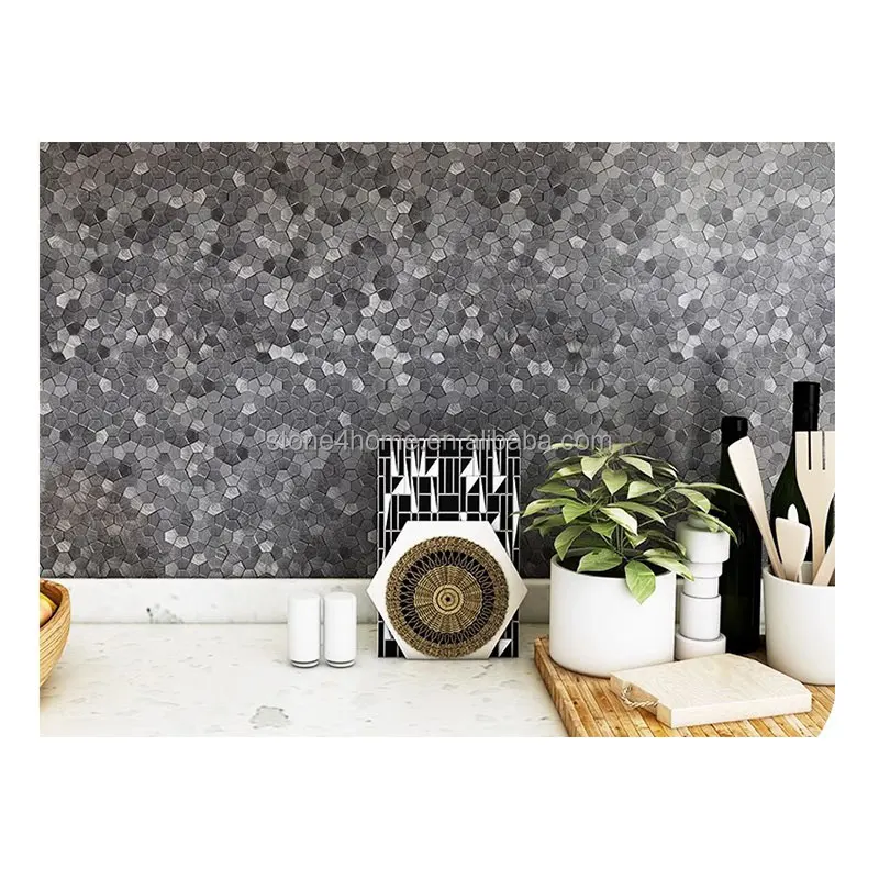 Aluminium Fish Scale Metal Mosaic Tile for Kitchen Backsplash