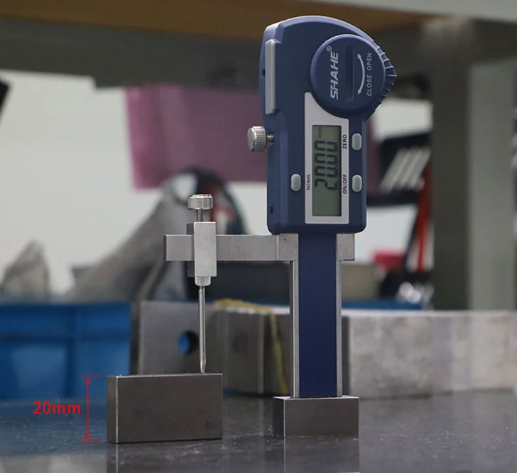 SHAHE Stainless Steel Face Difference Ruler - 15-15 Mm