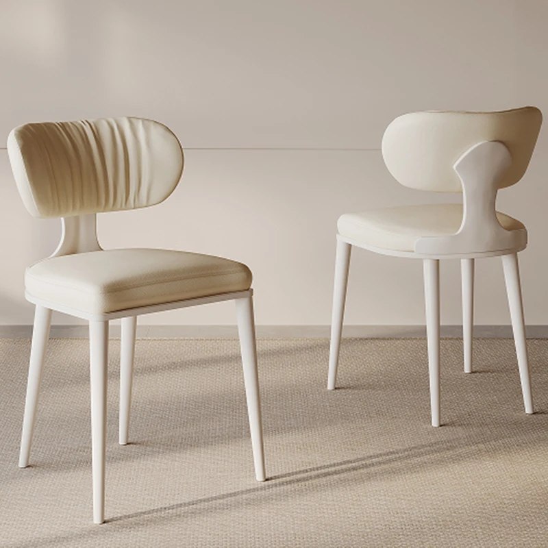 Modern Luxury High End Dining Chair Pu Leather Customizable Stainless ...