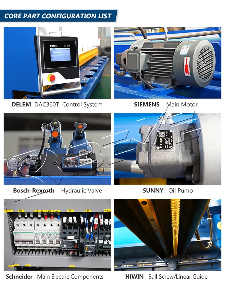 Sheet Metal Shear Small Cnc Guillotine Plate Shearing Machine - Buy ...