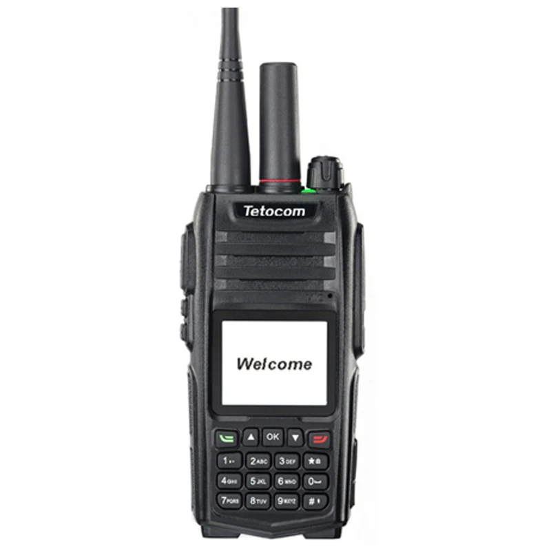 Network 4G Dual Mode Analog UHF Radio GPS Two Way Radio With Sim Card ...