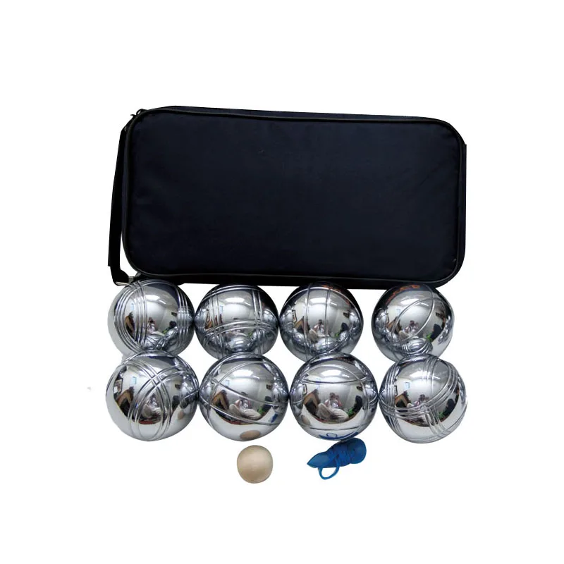 6/8ball Metal Mini Bocce/petanque Set With Black Bag - Single - Buy ...