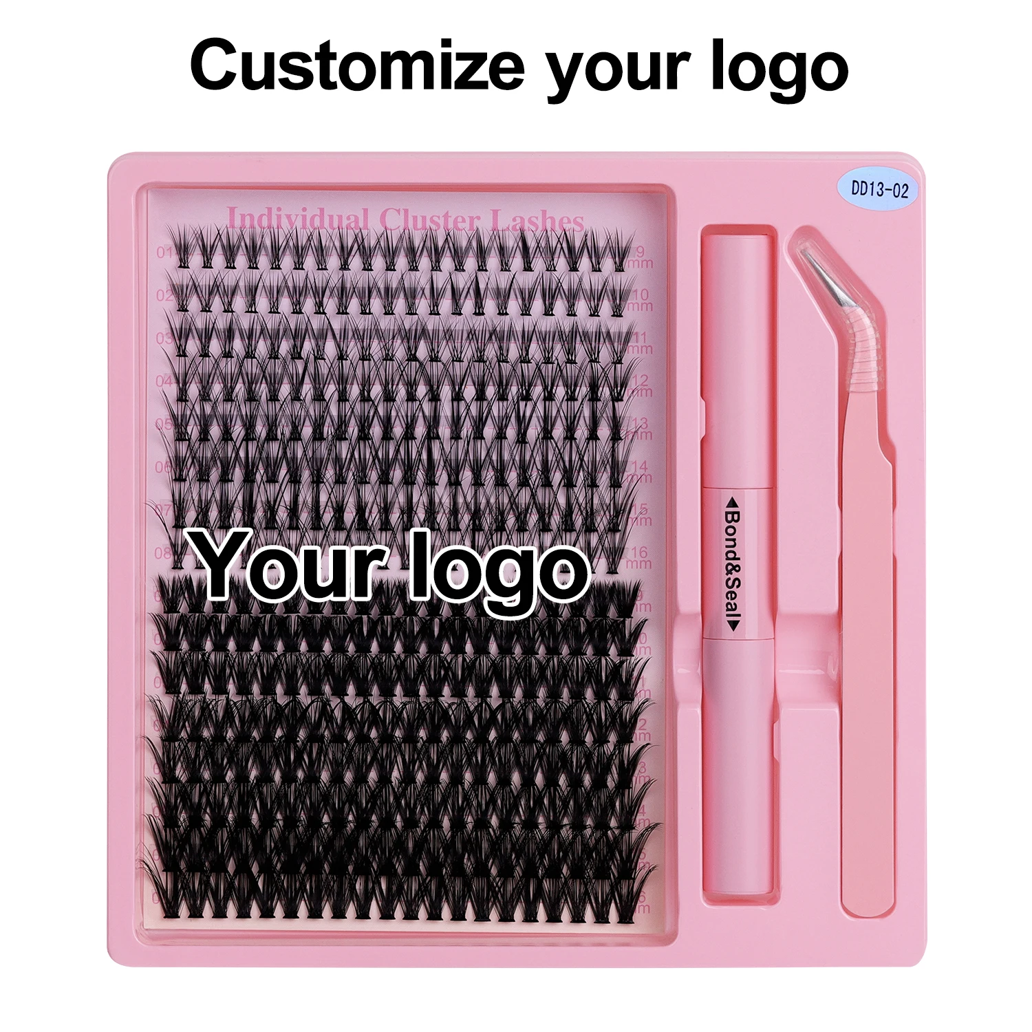 Custom Lash Clusters Kit Wholesale 30d 40d 50d 60d Private Label ...