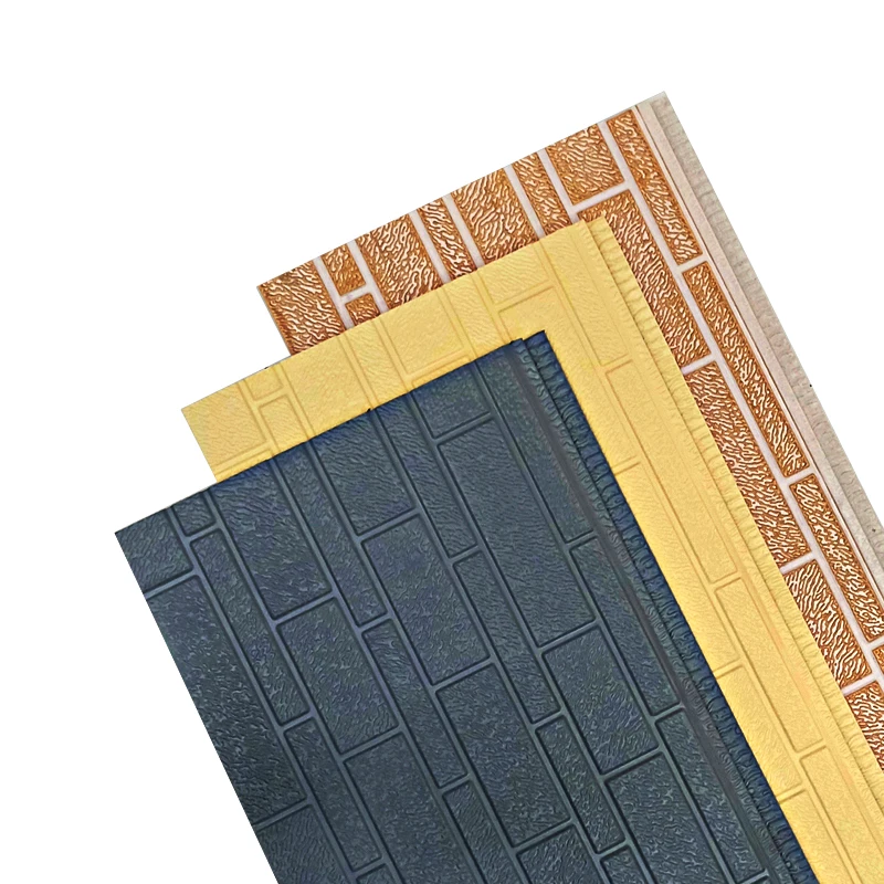 Decorative Insulated Composite Wall Panels Pu Sandwich Panel Metal ...