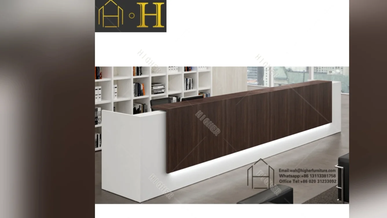 Customized Reception Table Simple Shop Counter Design Store Counter ...