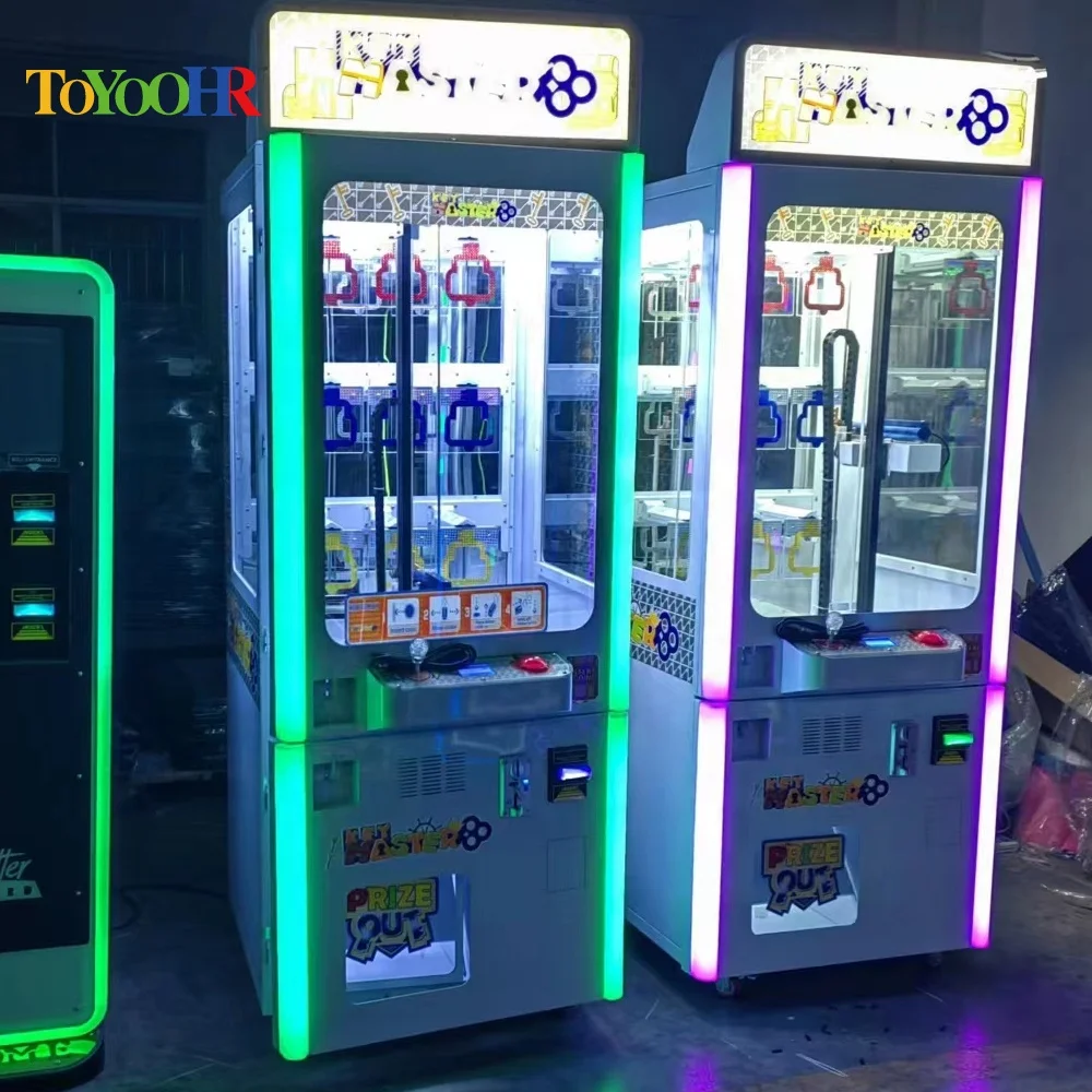 Factory Wholesale Coin Operated Push Keyhole Prize Vending Game Machine ...