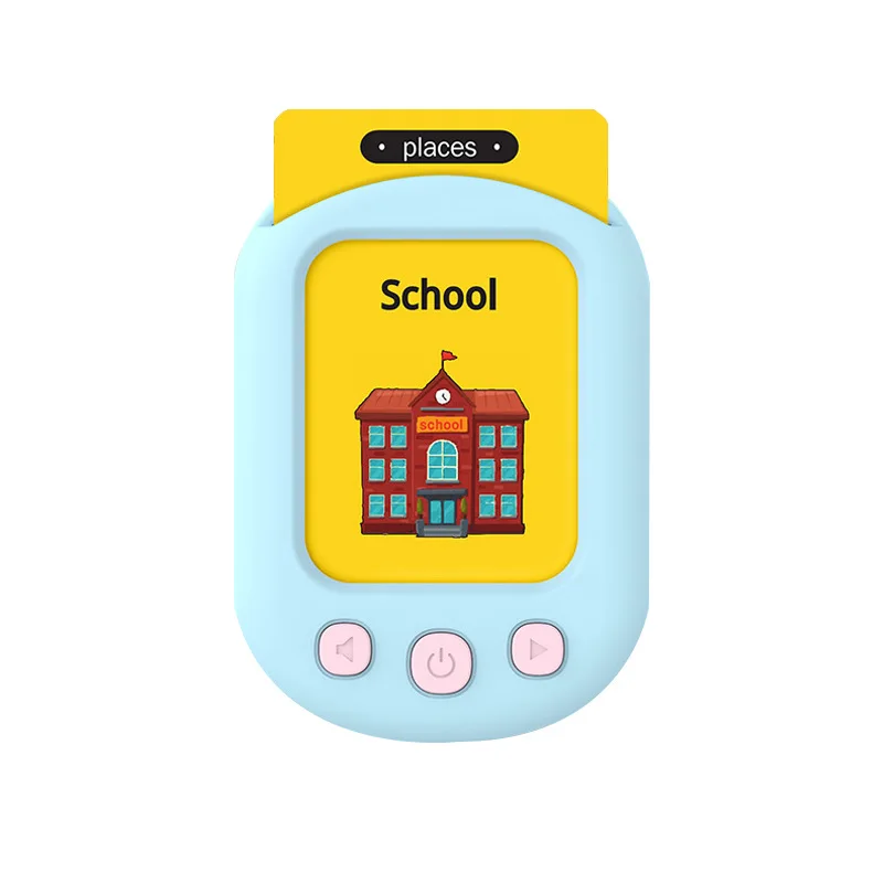 Custom Educational Kids Audible Talking Flash Cards Reader