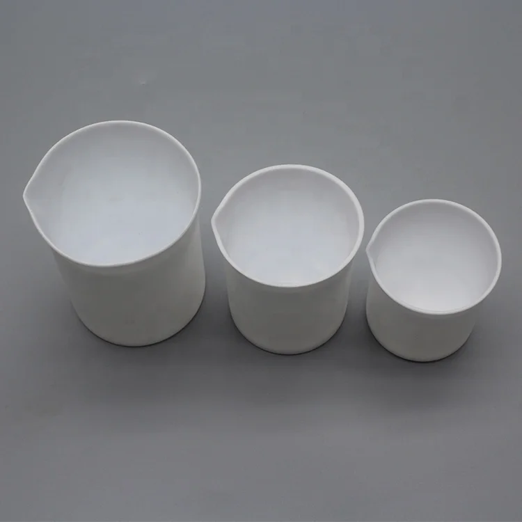 Customizable Professional 250ml Pyrex Beaker White PTFE Laboratory ...