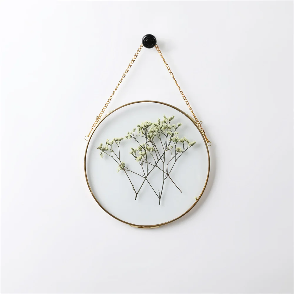 Maxery Round Coin Display Frame Photo Frame Metal Glass Coin Collection ...