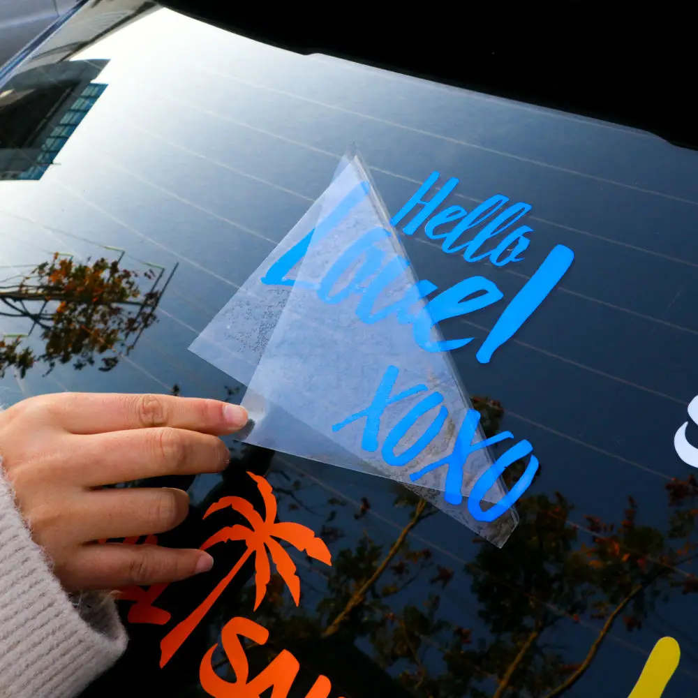 Custom Weatherproof Die Cut Lettering Decals Self Adhesive Transfer ...