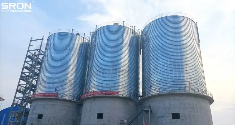 1500 Tons Cement Silo for Fly Ash Storage with Customized Design and ...