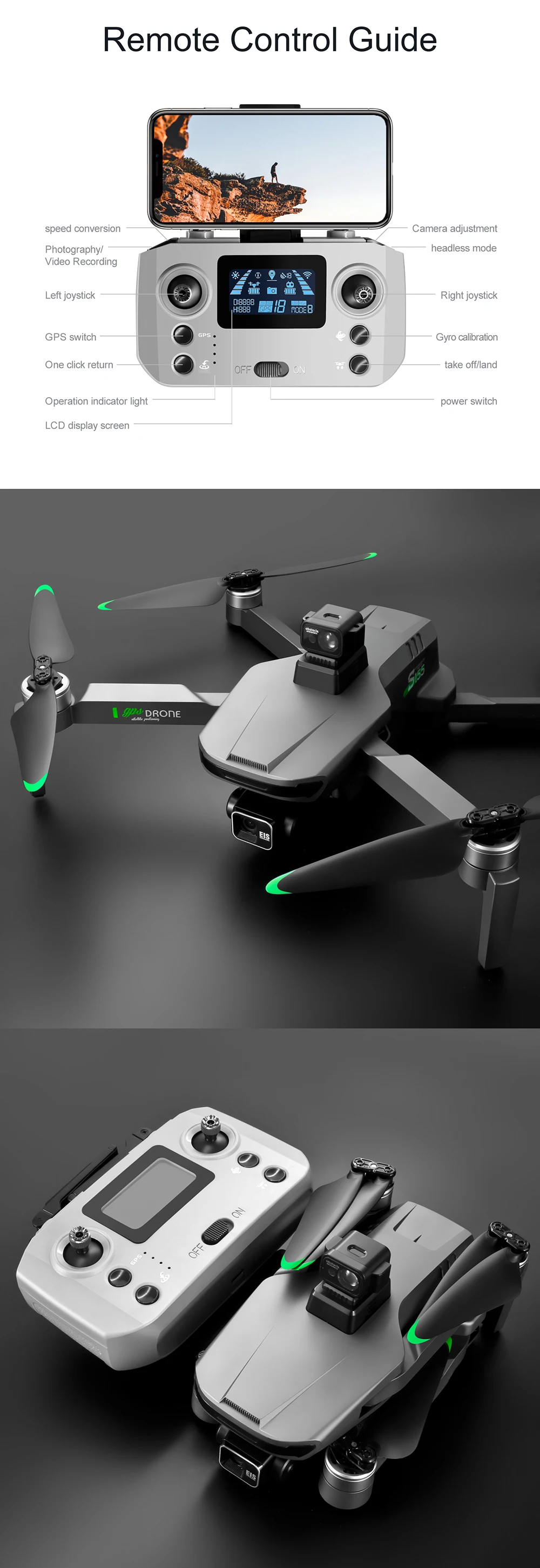 500G Load Weight Carrying Payload Drone - Long Time Fly