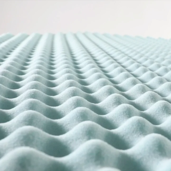 Oem Convoluted Design Egg Crate Cooling Mattress Topper Pressure Relief ...