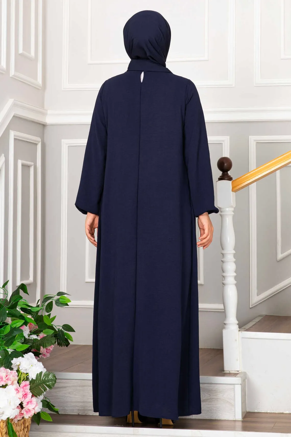 Turkey Women Solid Color Long Dress Muslim Modest Evening Party Abaya ...