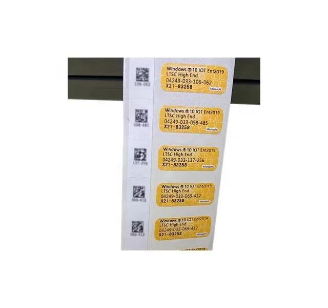 Qr Code Sticker Win10 Iot Ent Ltsb 2019 Oei High End 100% Online ...