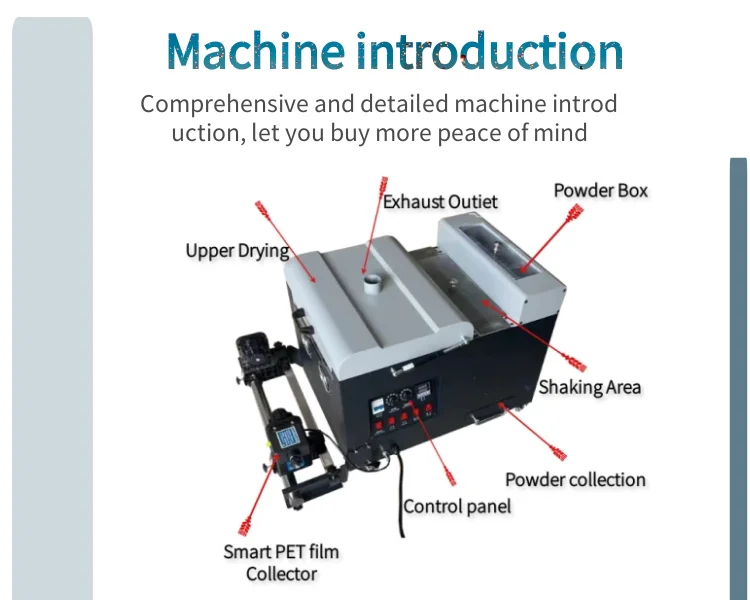 DTF Mini Powder Shaker - Efficient & Automatic A3 Printer