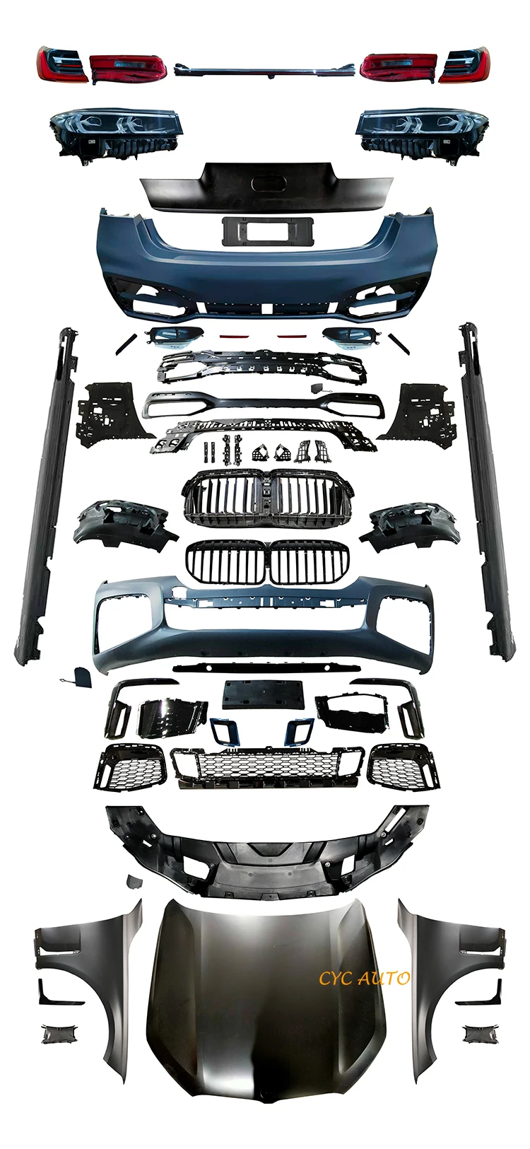 G12 Bodykit Upgrade Lci M Sport Bodykit Full Wide Body Kit For Bmw 7 ...