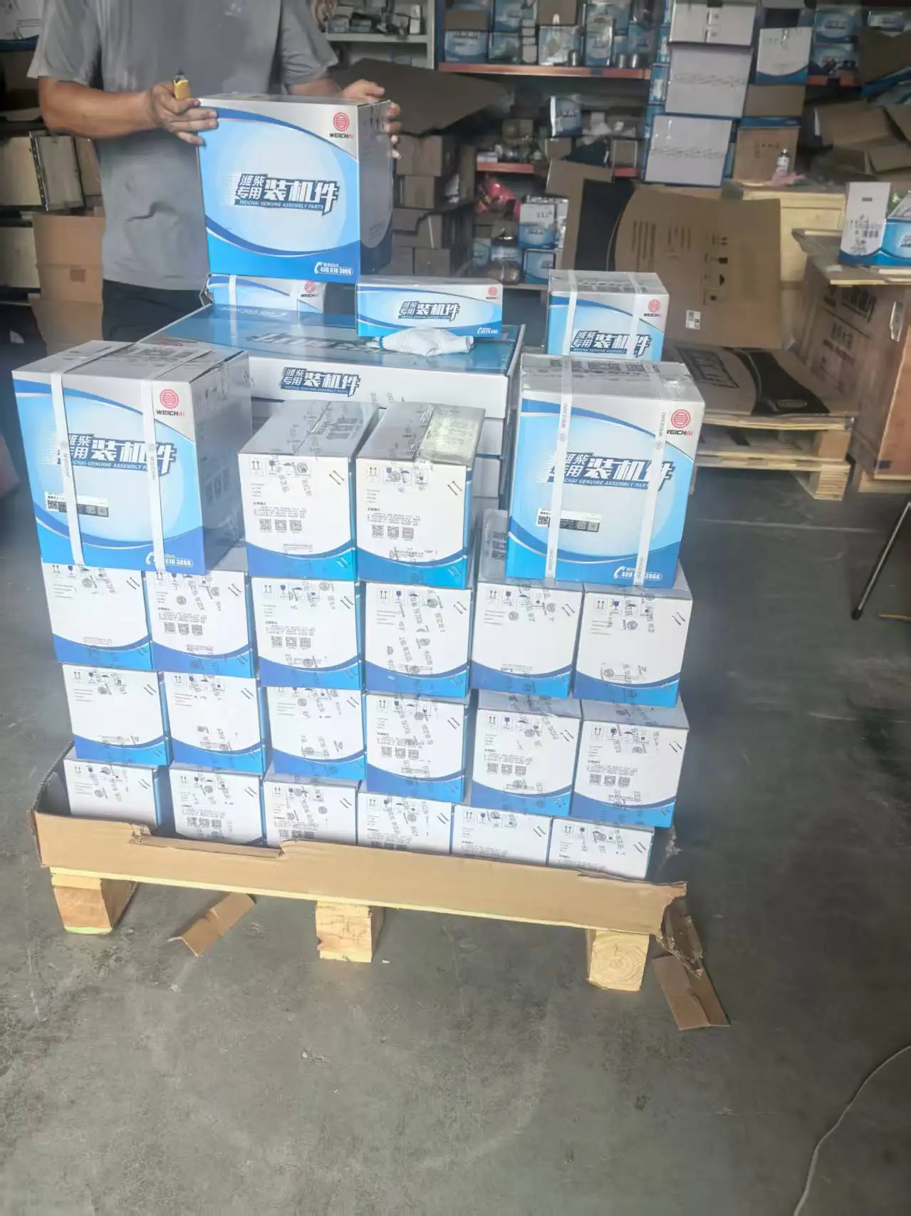 Weichai Original Factory Diesel Fuel Filter Element Genuine ...