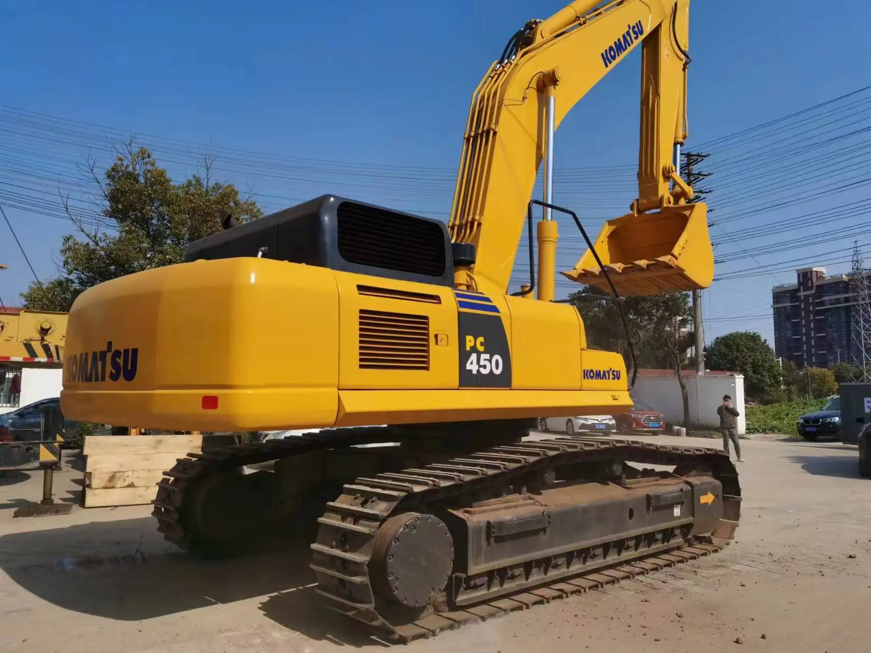 Japan Komatsu Pc450 Excavator 45ton Used Excavator Komatsu Pc450-8 ...
