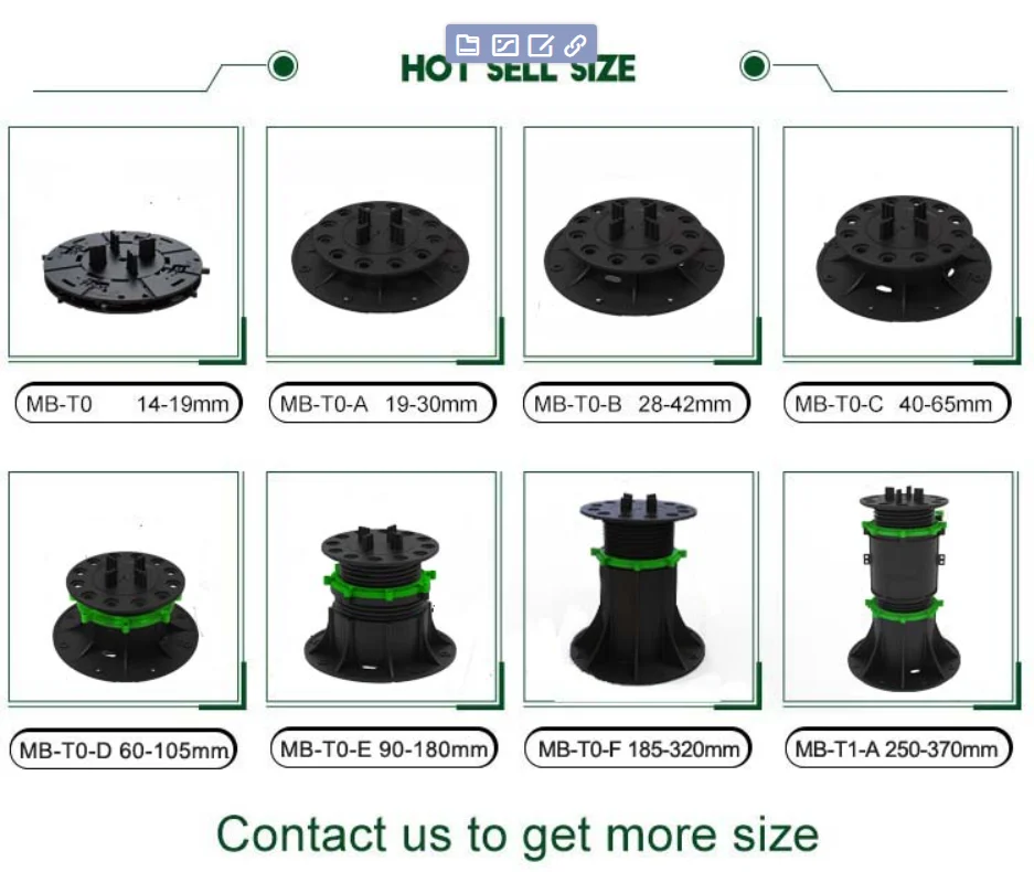 Adjustable Self Leveling Pedestal Solution for Outdoor Floating Floor ...