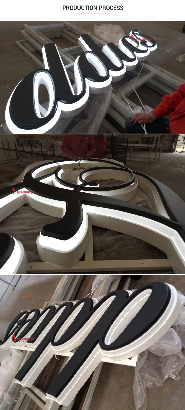 BRANDNEW SIGN Manufacturer Custom Backlit Storefront LED Logo Sign