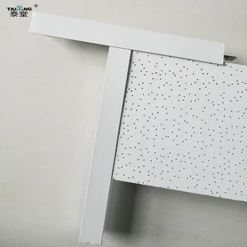 2x4 Acoustic Ceiling Panels Suspended Mineral Fiber Drop Ceiling Tile ...