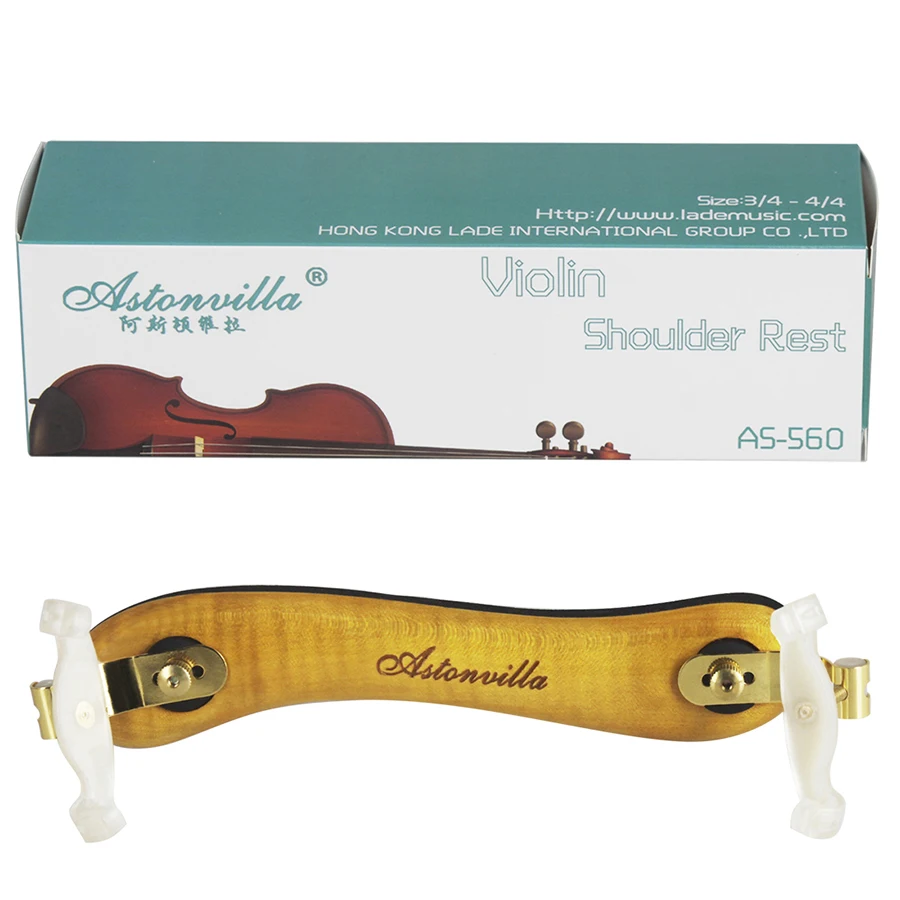 Astonville Solid Wood Yellow Support Violin Shoulder Rest With ...