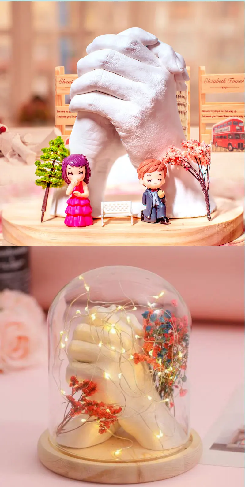 3D Handprint Set DIY Plaster Model Hand and Foot Casting Kit