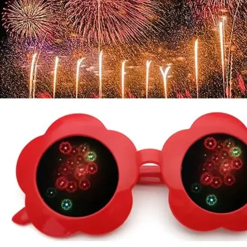 Diffraction Glasses Firework Effect Refraction Glasses Light Diffraction Rave Party Edm Concert ...