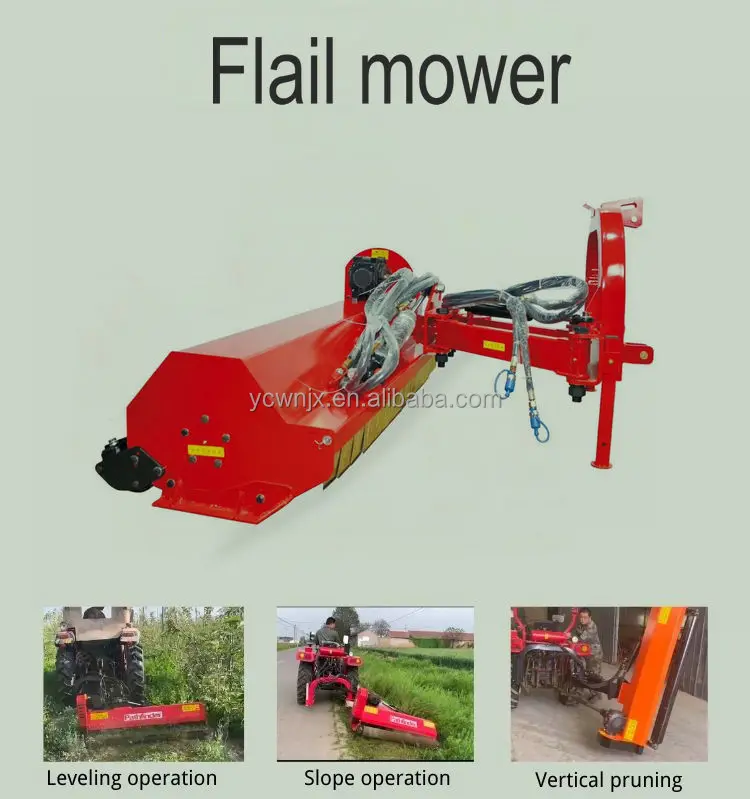 Flail Mower Hammer Blade Flail Mower Tree Branch Shredder - Buy Flail ...