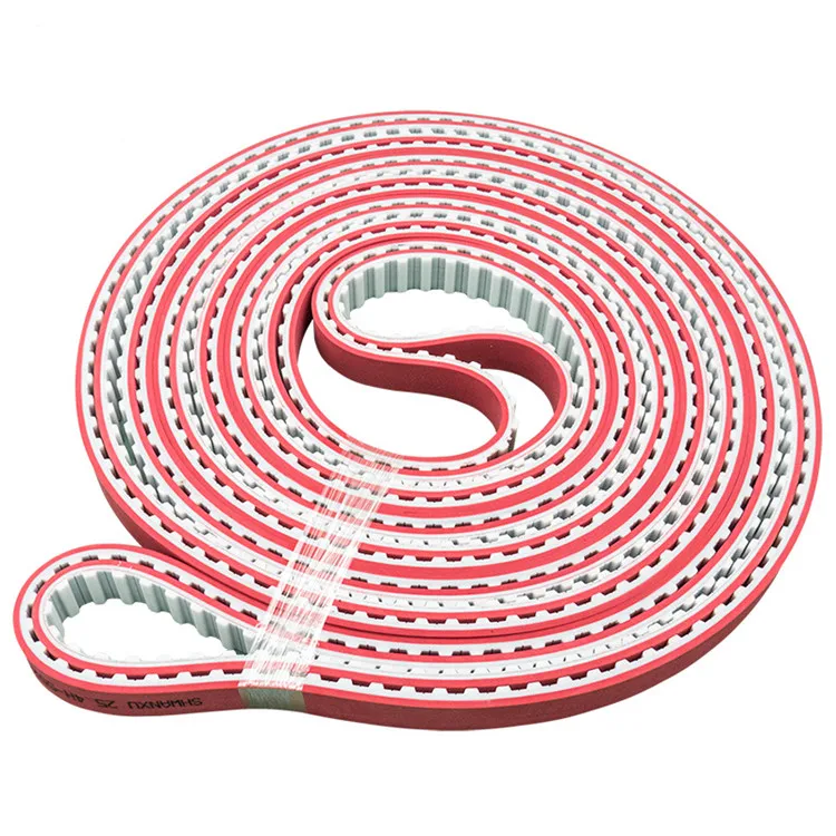 Single Side Red Pu AT10 AT20 Timing Belt/open Ended Timing Belt/ Timing ...