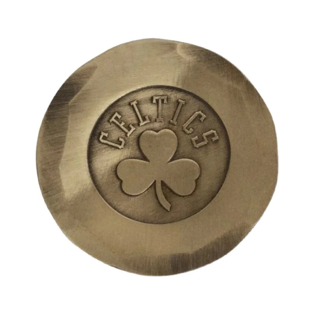 Wholesale Custom logo Golf Marker 40mm Copper Brass Metal Handmade Edge ...
