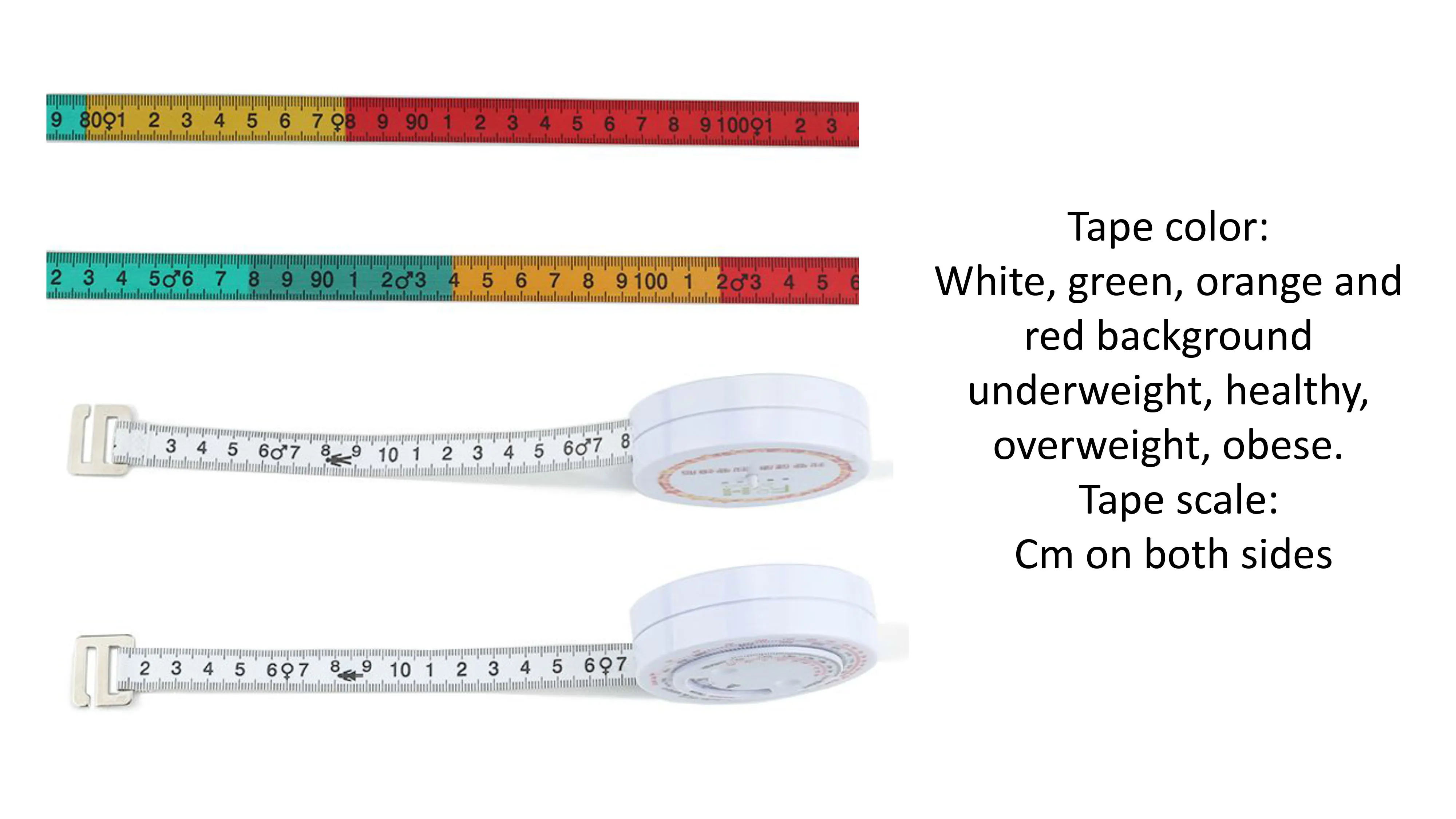 Wintape BMI Body Mass Index Measuring Tool for Diet Weight Loss