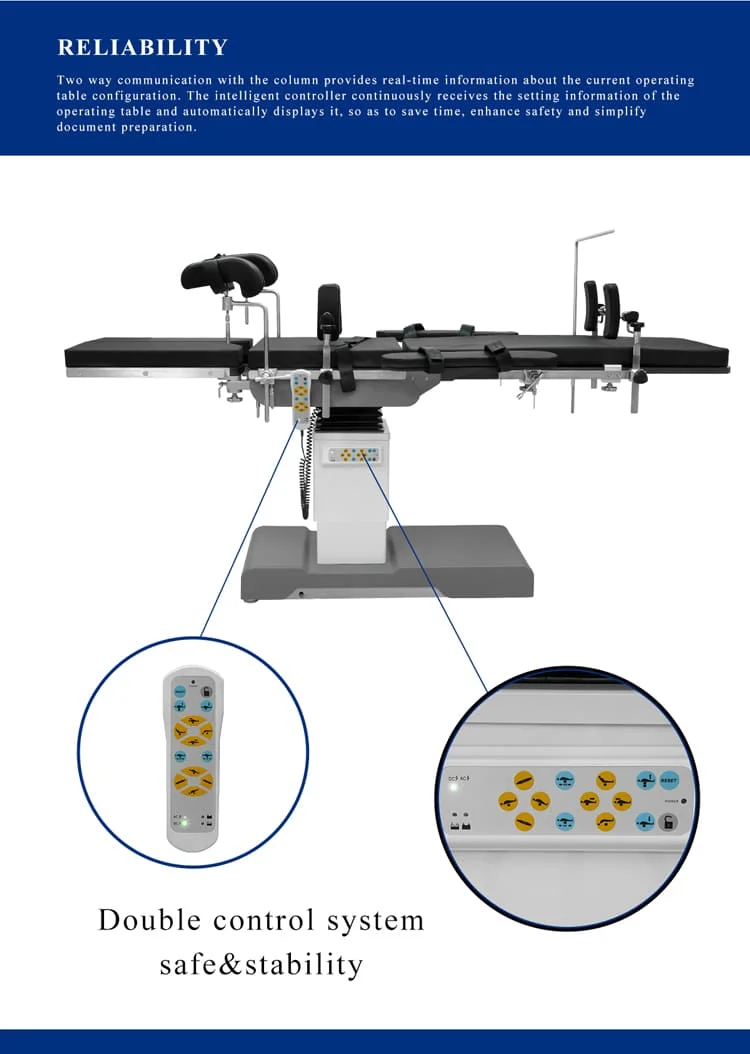 SNMOT7800 Radiolucent Operation Table Carbon Fiber Stainless Steel Ot ...