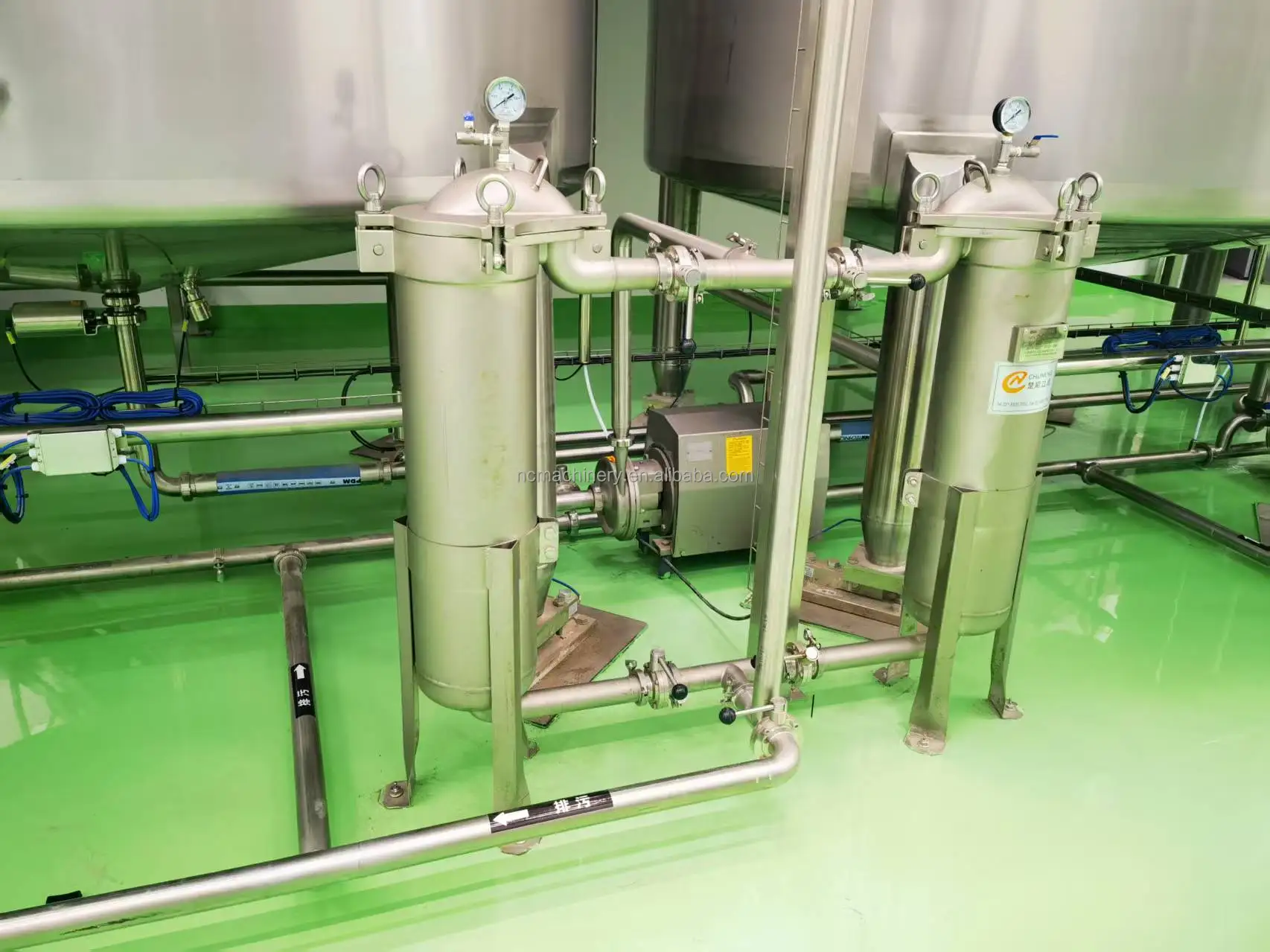 Duplex Stainless Steel Filter for Pasteurized Milk