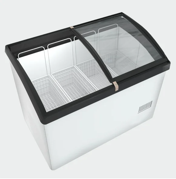 SPM Commercial Top Opening Glass Door Display Refrigerator