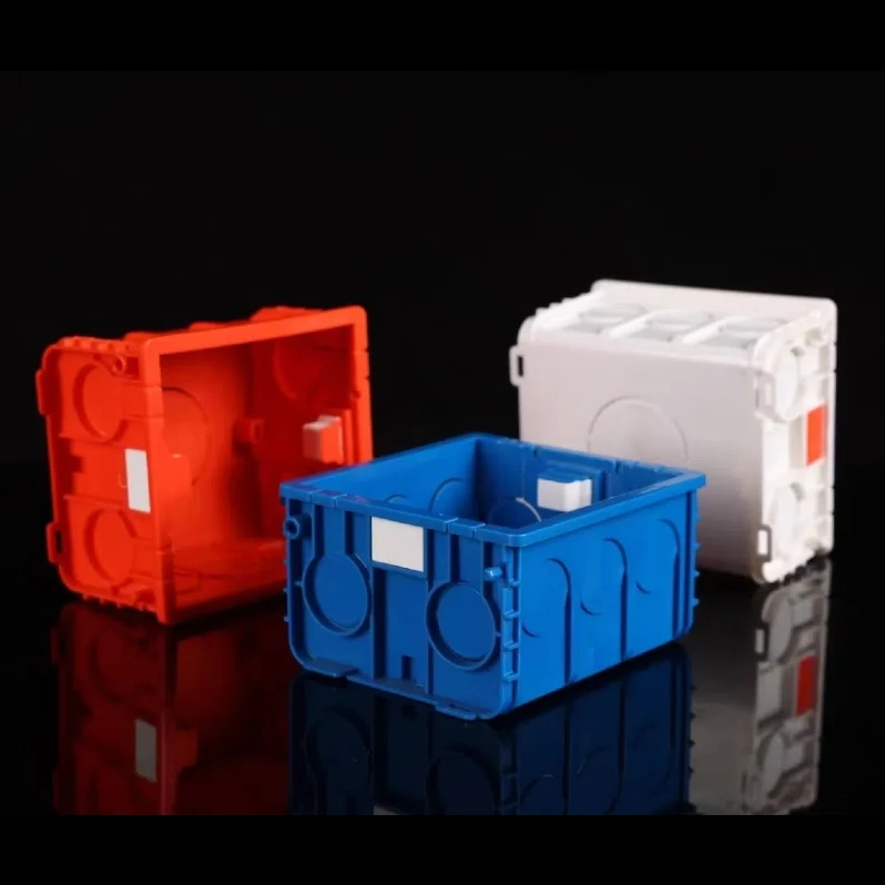 Electrical Wire Plastic 86x86 Pvc Wall Switch Box 3x3 Box - Buy Wiring ...