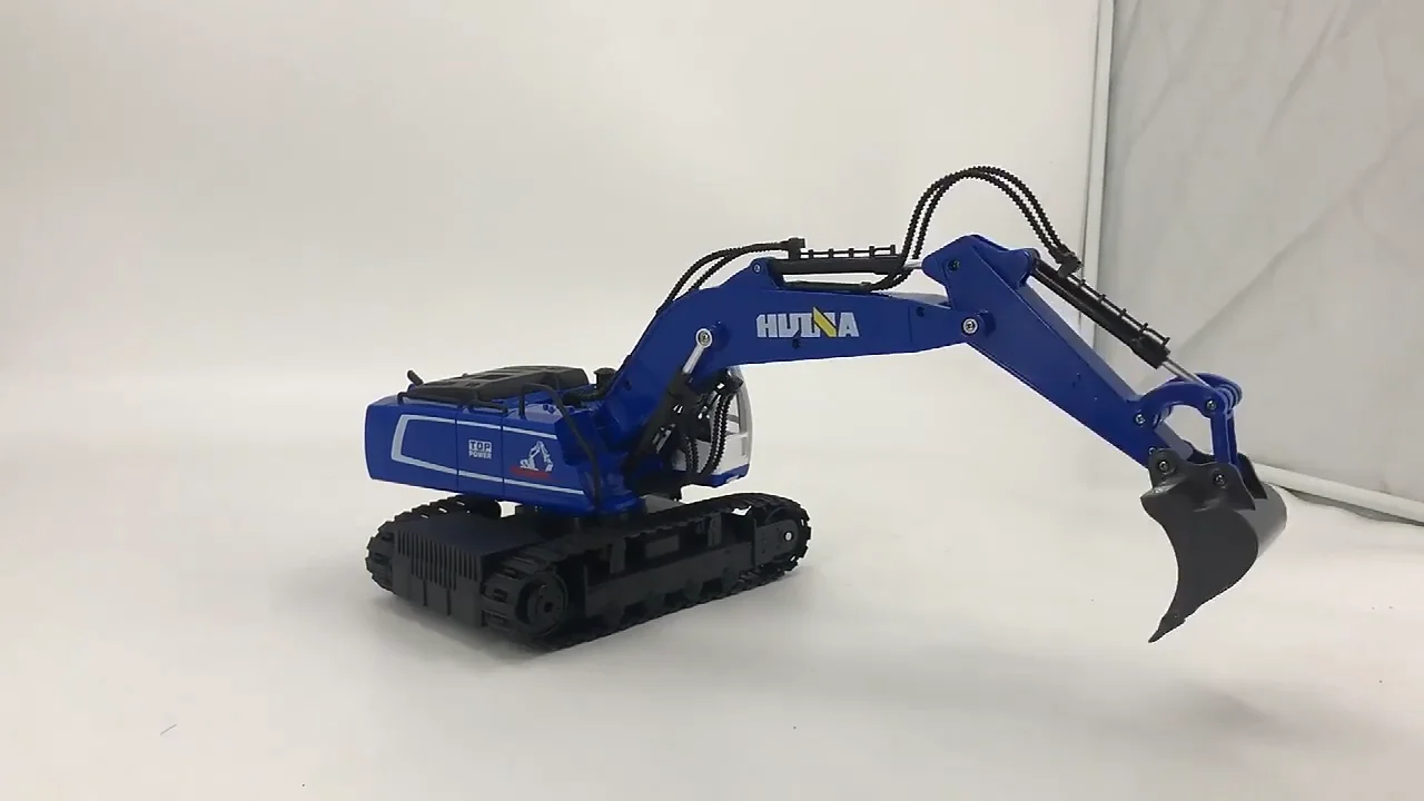 Excavator Toy Boys Excavators Metal Shovel Kids 1/18 Scale Vehicle ...