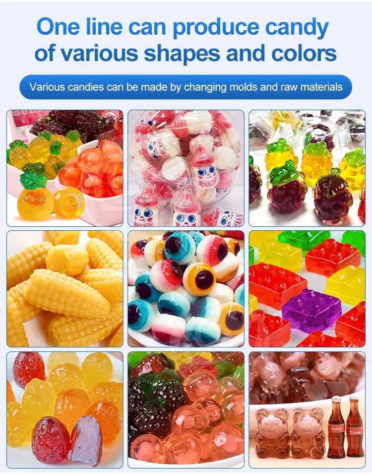 Orme Mini Gummy Bear Small Automatic Toffee Caramel Milk Make Jelly ...