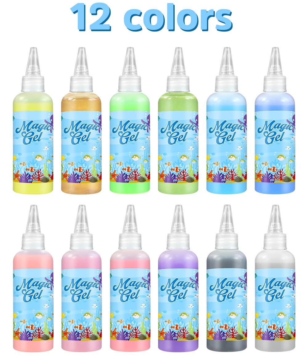 KHY DIY Magic Water Elf Creative 3D Magic Gels Water Fruits Beads Kit ...