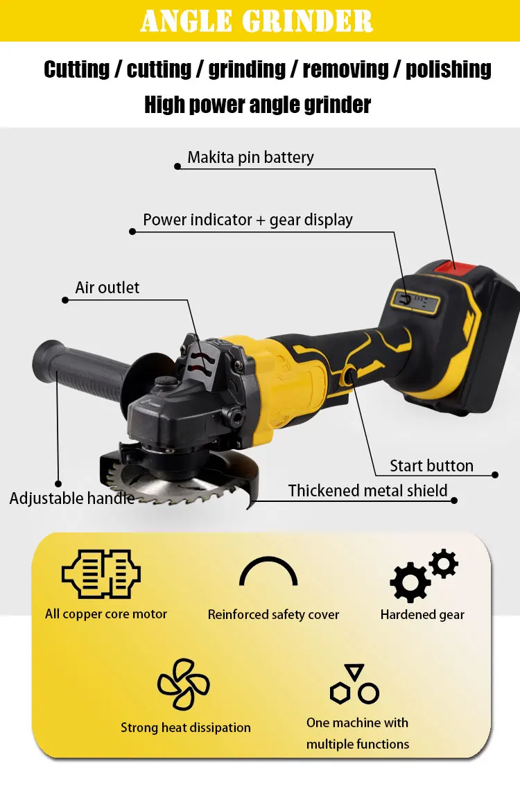 Set of 4pcs Power Tools Kits - Multi Function Electric Tools