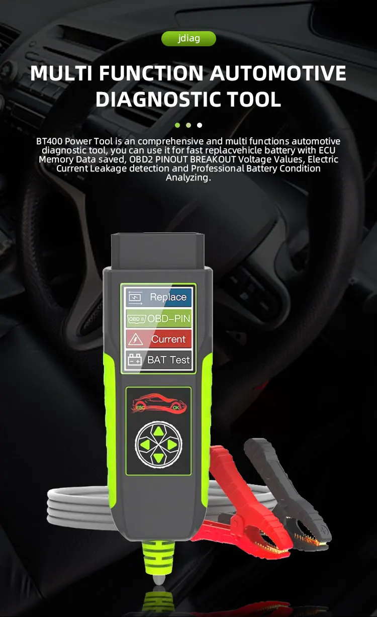 Multifunctional 4 In 1replace Obd-pin Current Battery Tester Topdiag ...