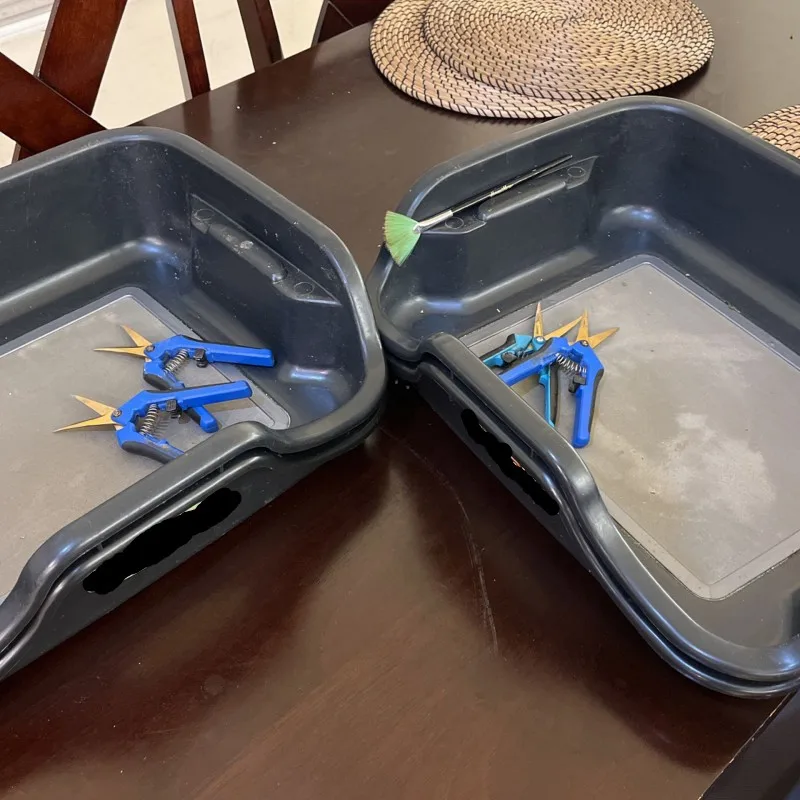 2023 Bud Trimming Trays - Efficient Herbs Sifting Tools