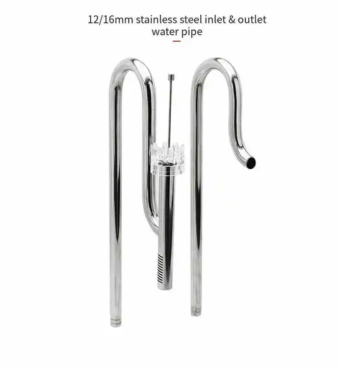 Aquarium Lily Pipe With Surface Skimmer Inflow And Outflow Stainless ...